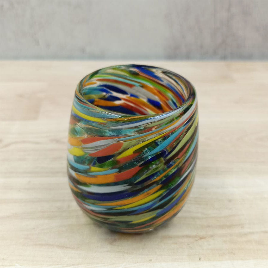 Tequilero barril pintas festival de vidrio soplado – Tikal | Artesanías ...