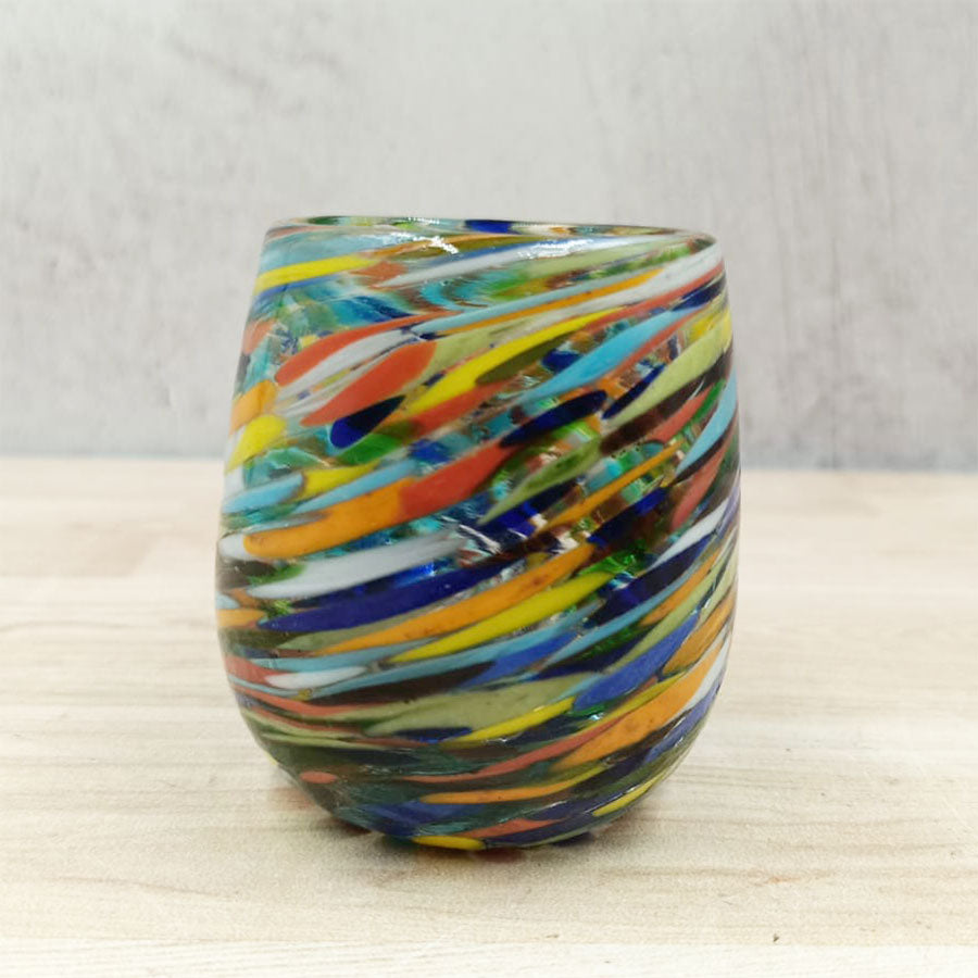 Tequilero barril pintas festival de vidrio soplado – Tikal | Artesanías ...